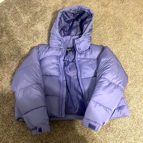 Missguided | Jackets & Coats | Purple Puffer Coat From Misguided | Poshmark